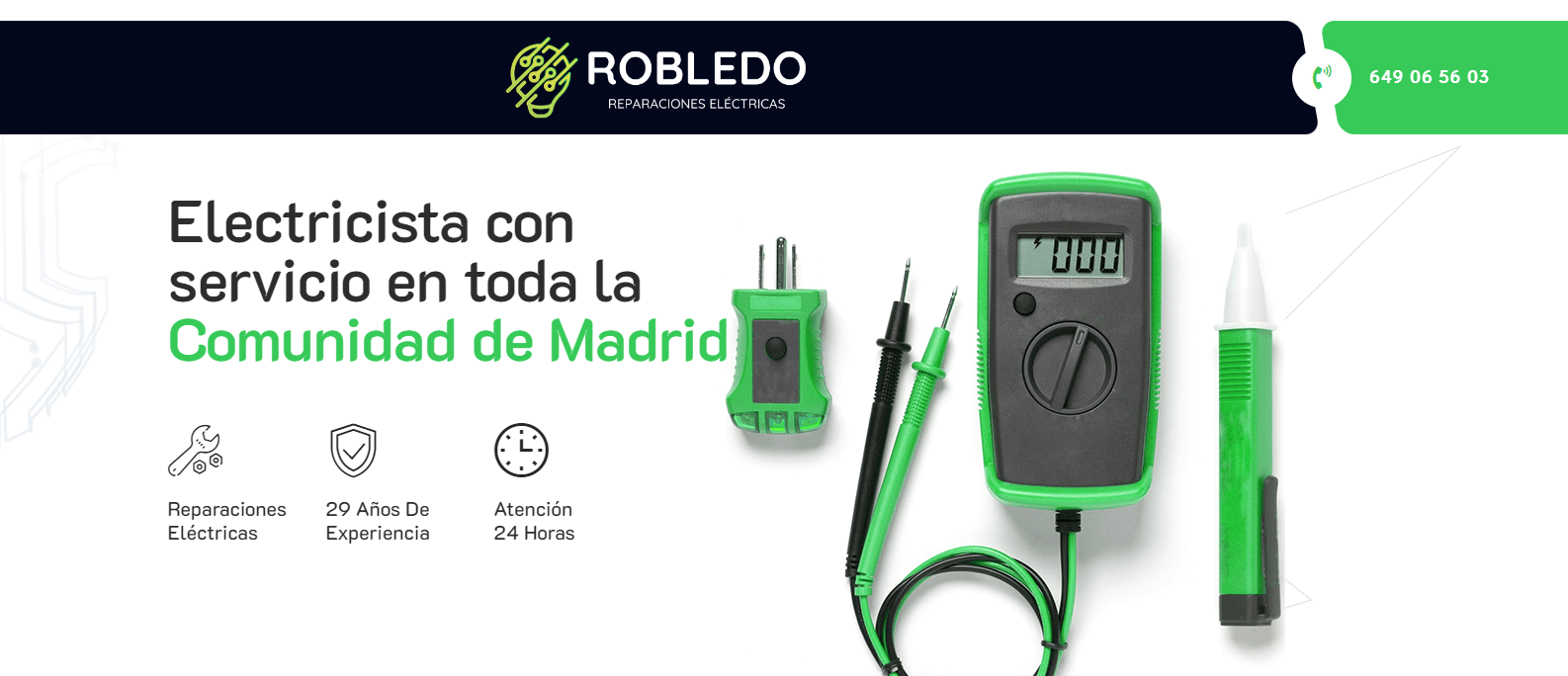 Electricista en Getafe Urgencias 24h y Reparaciones Toni Robledo